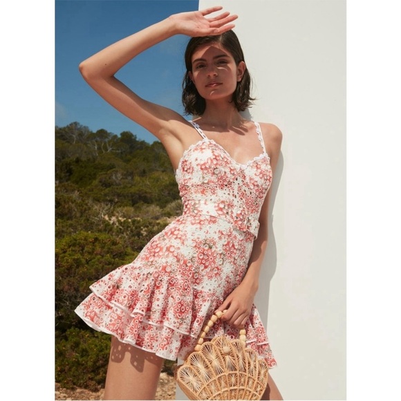 Charo Ruiz | Dresses | Charo Ruiz Dress Marianne Embroidered Floral ...